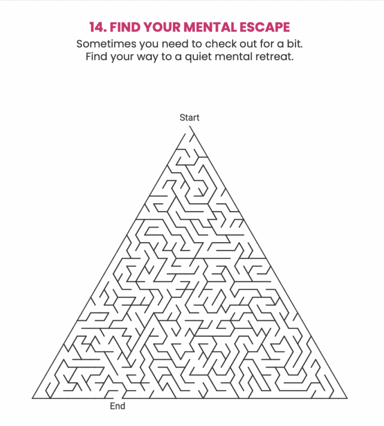 Finding Calm in Chaos with Arya Bear: Stress Relief Puzzles & Doodles ...